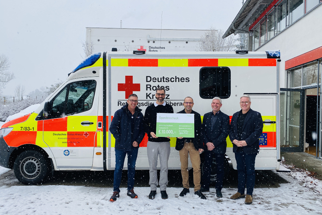 Reck-Technik spendet 10.000 Euro an den DRK-Kreisverband Biberach - DRK ...